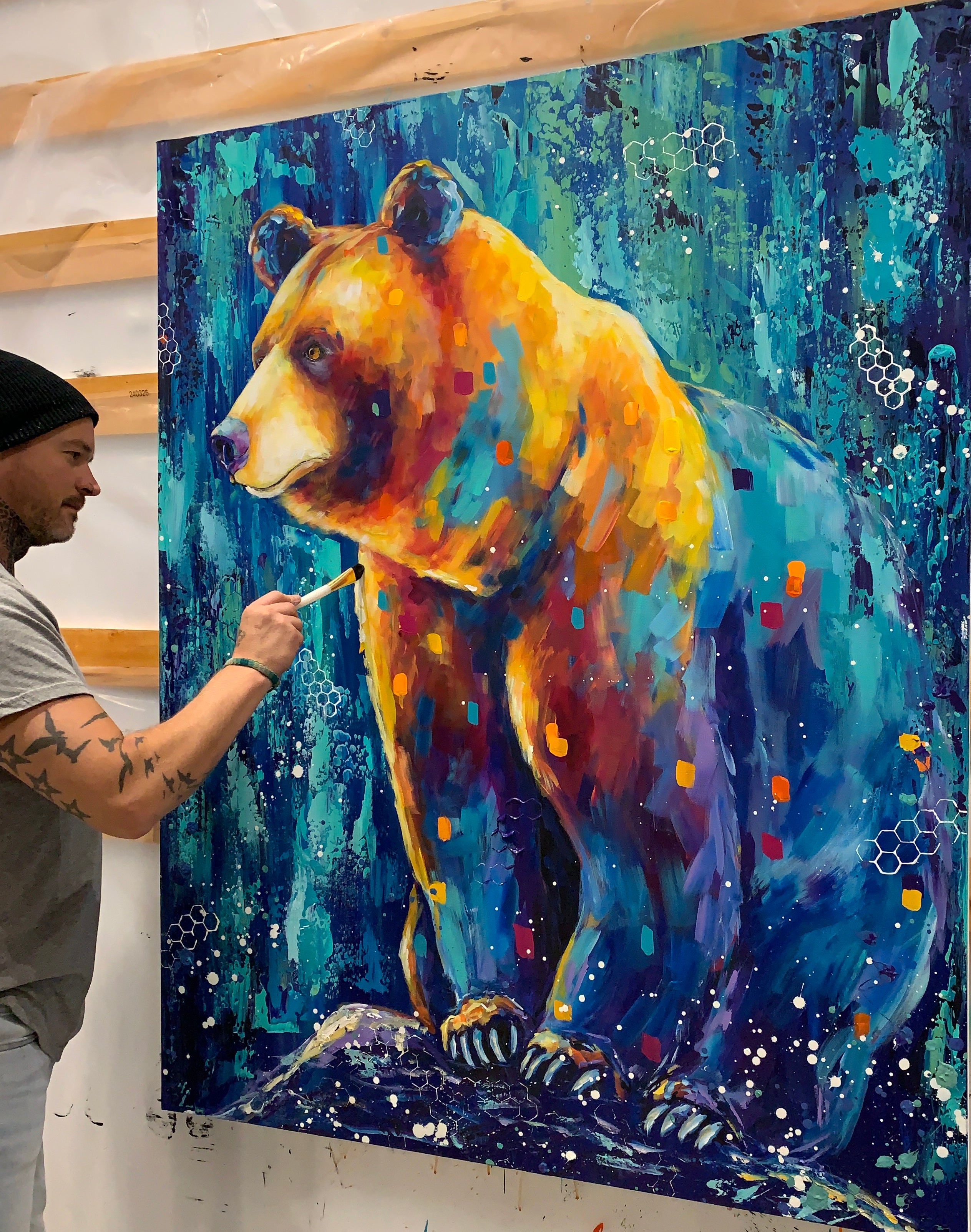 Midnight Bear Sold – Jordan Perkins Art
