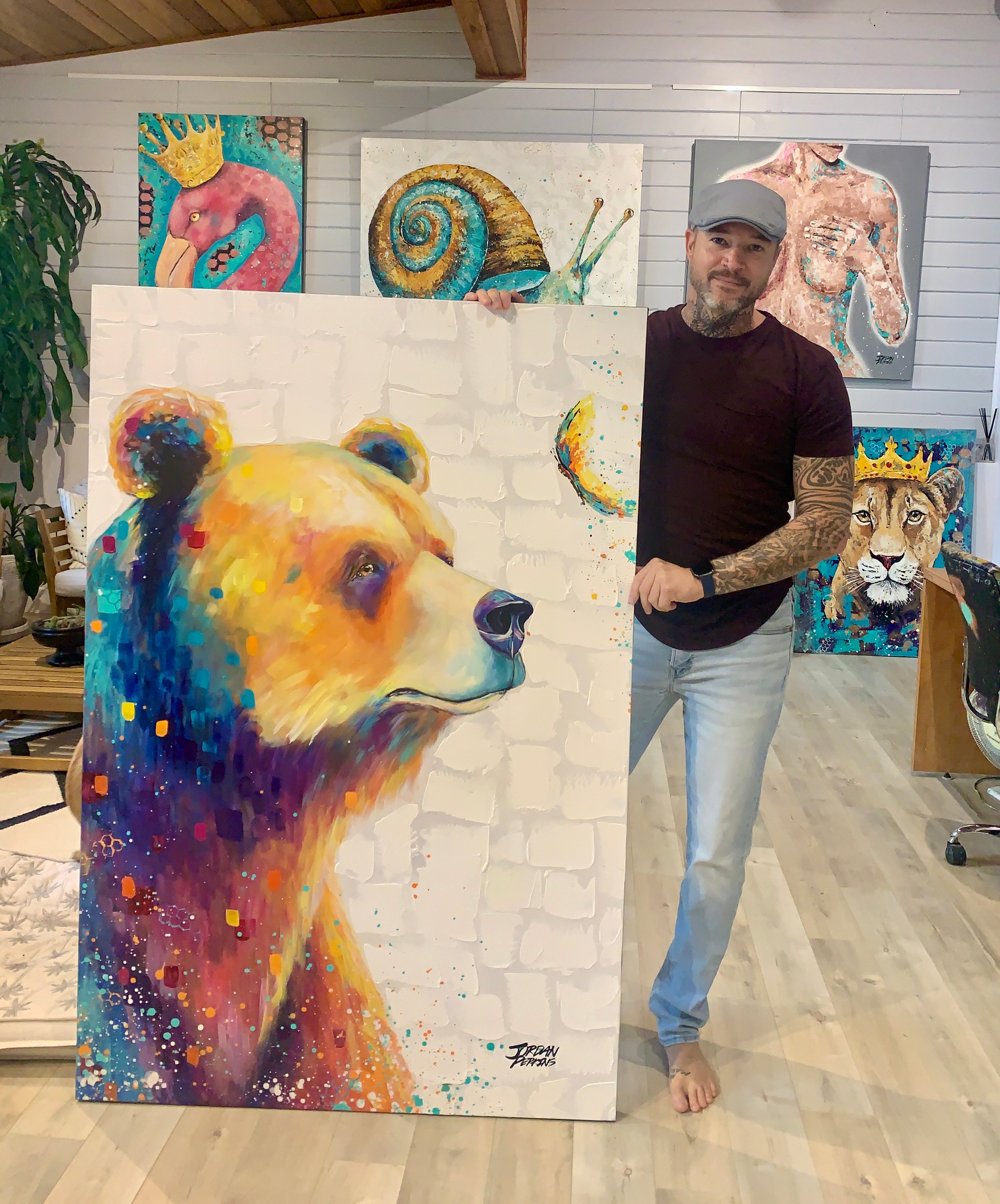 Unexpected Friend Sold – Jordan Perkins Art