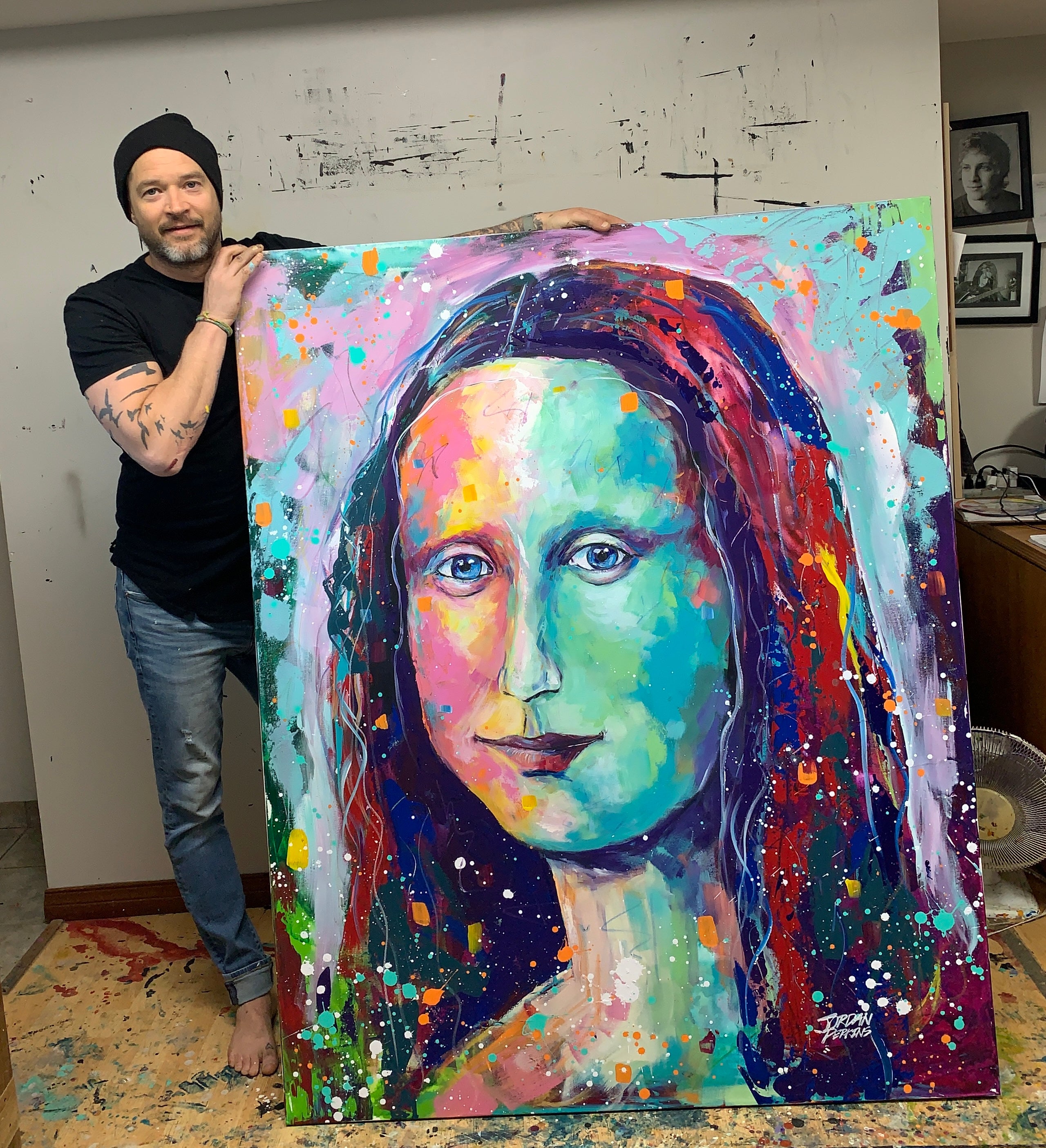 Young Mona Original – Jordan Perkins Art