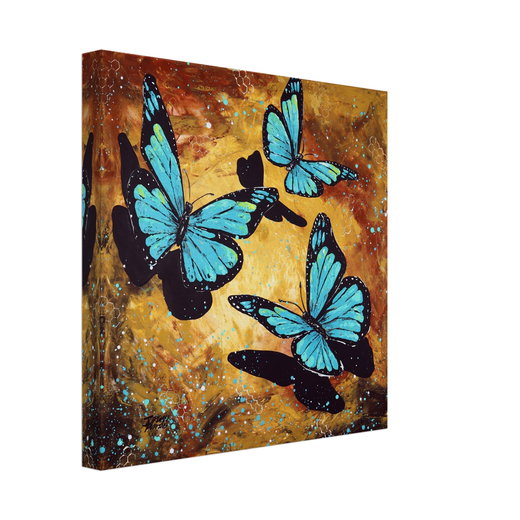 Fluttering Forward Canvas Print – Jordan Perkins Art