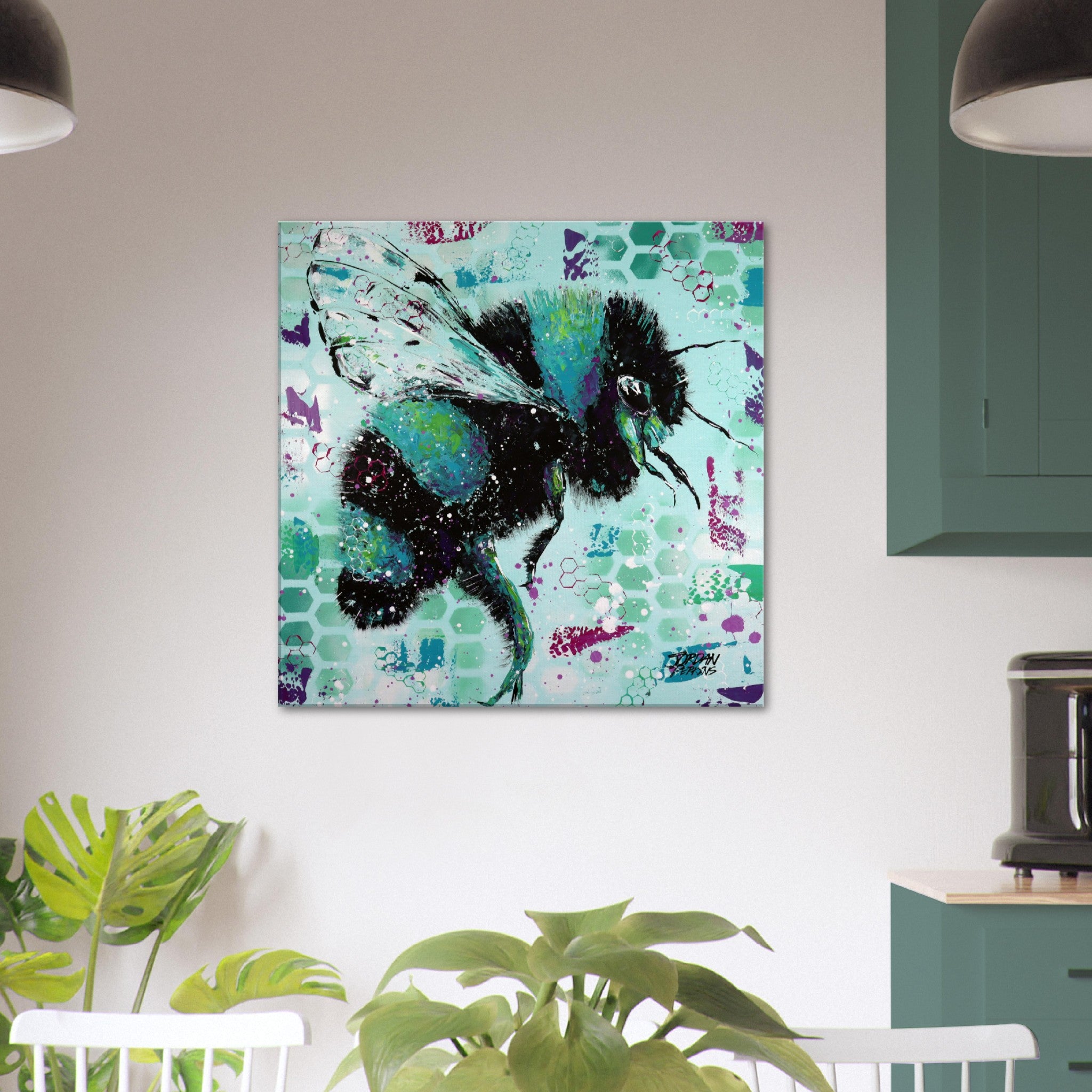 If you were a Bee you would see like me Canvas Print – Jordan Perkins Art